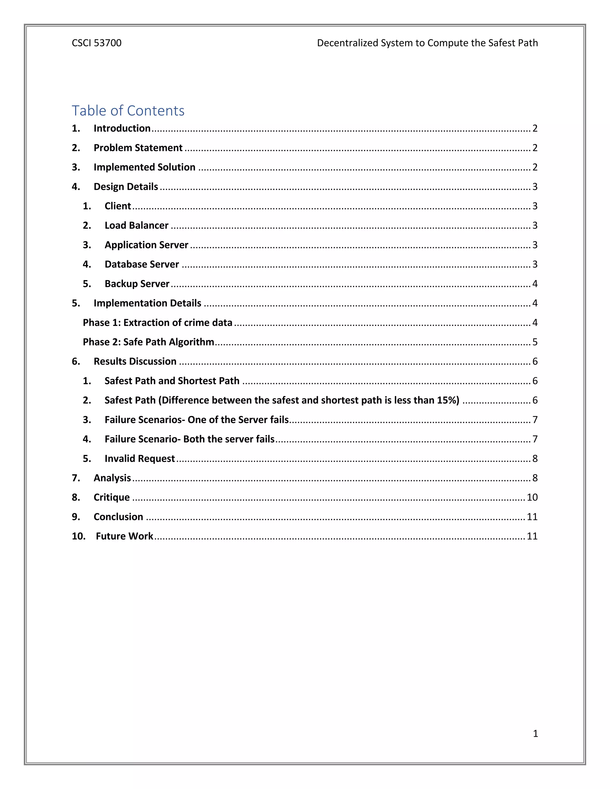Decentralized system to compute safest route - Report | PDF | Programming Languages | Computing