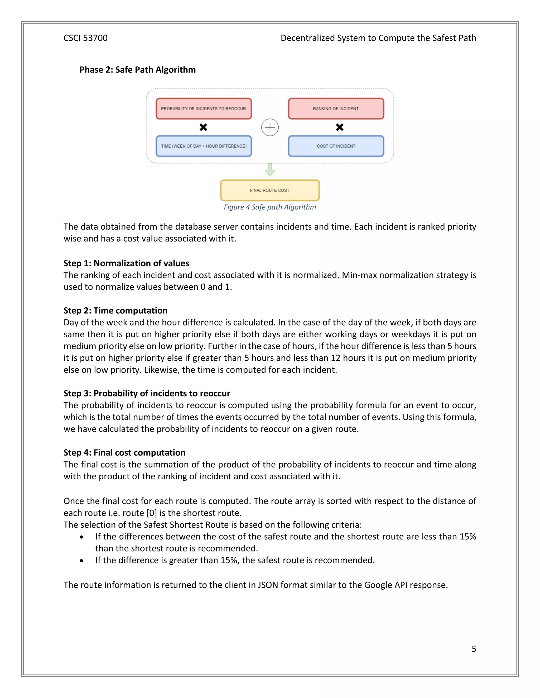 Decentralized system to compute safest route - Report | PDF | Programming Languages | Computing