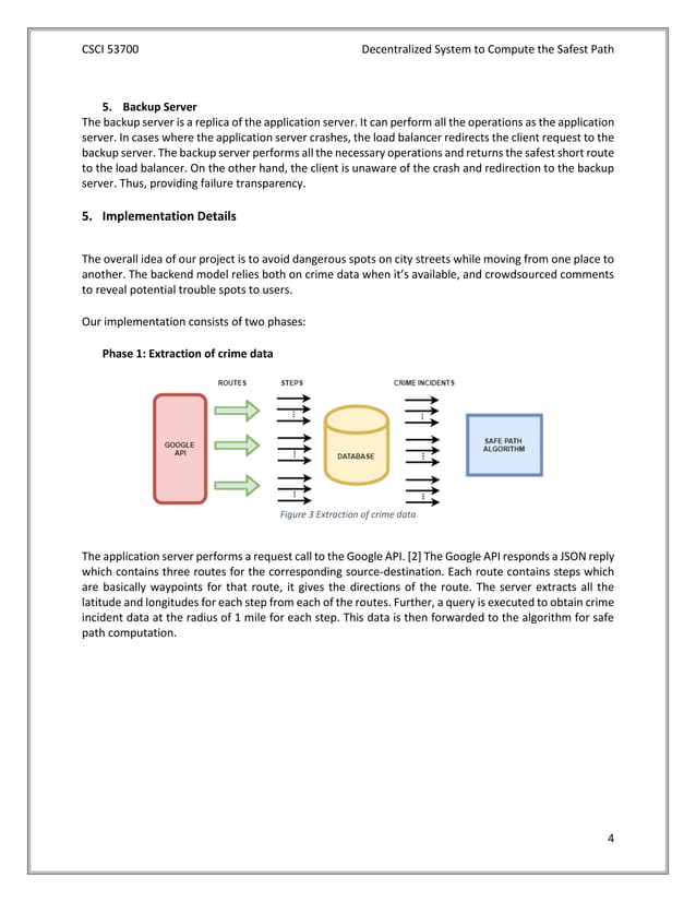 Decentralized system to compute safest route - Report | PDF | Programming Languages | Computing