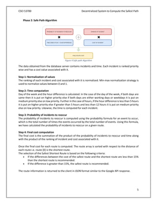 Decentralized system to compute safest route - Report | PDF | Programming Languages | Computing