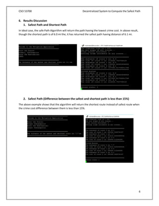 Decentralized system to compute safest route - Report | PDF | Programming Languages | Computing