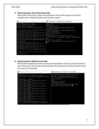 Decentralized system to compute safest route - Report | PDF | Programming Languages | Computing