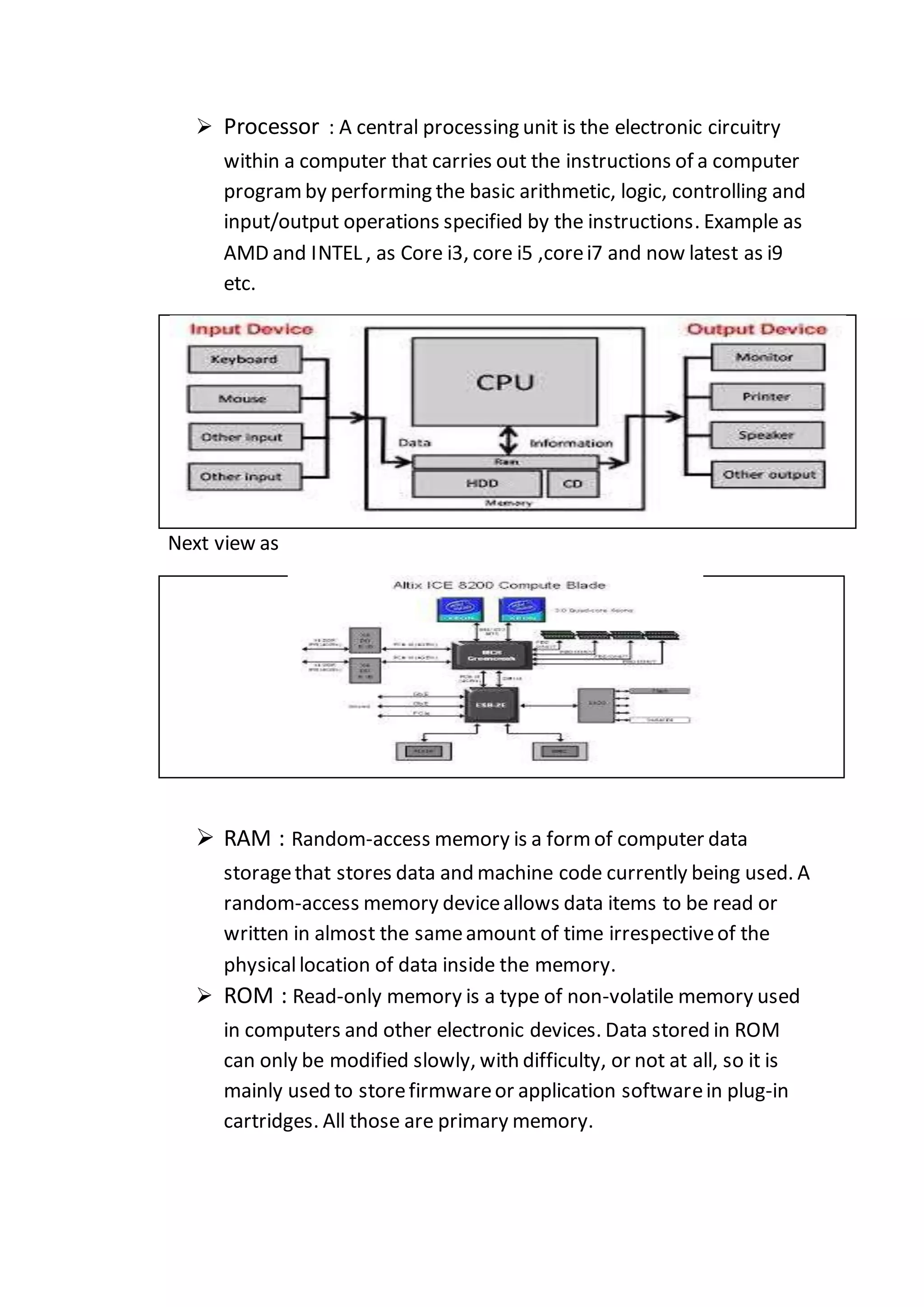 COMPUTER COMPONENTS | PDF