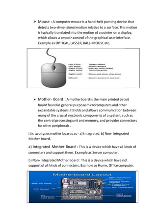 COMPUTER COMPONENTS | PDF