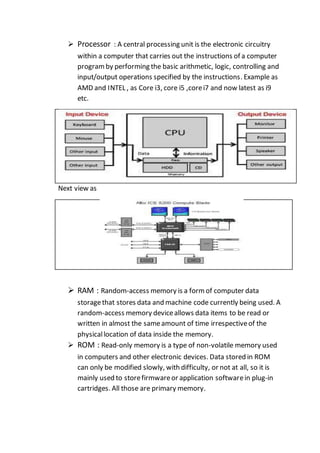 COMPUTER COMPONENTS | PDF