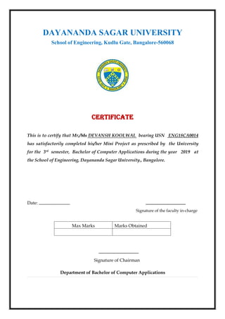 Project report - Web Browser in Java by Devansh Koolwal | PDF