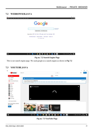 Project report - Web Browser in Java by Devansh Koolwal | PDF