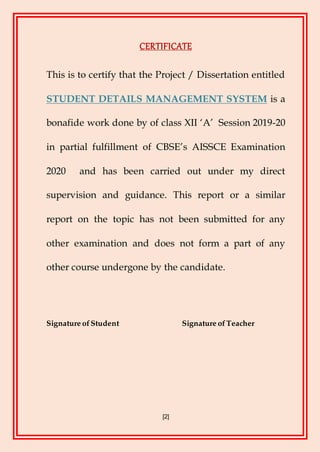 Project report | PDF