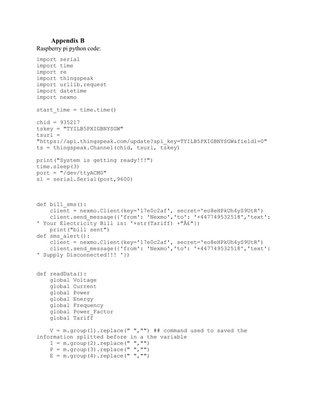 Iot Based Smart Energy Meter Using Raspberry Pi And Arduino Pdf