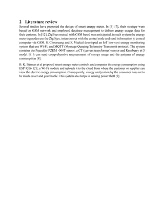 IoT Based Smart Energy Meter using Raspberry Pi and Arduino | PDF