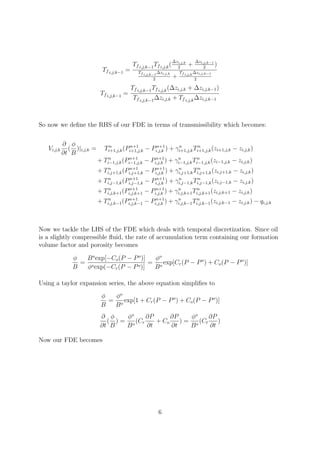 Numerical Simulation of a 3-D Reservoir | PDF