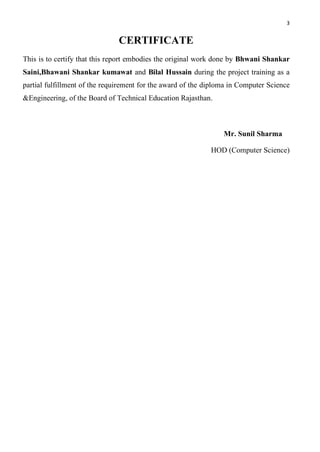 collage website report to programming code | PDF