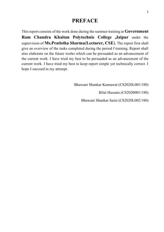 collage website report to programming code | PDF