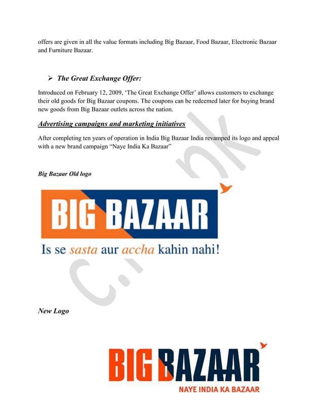 Project report on retail management . | DOCX