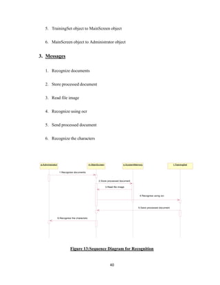 Project report of OCR Recognition | DOCX