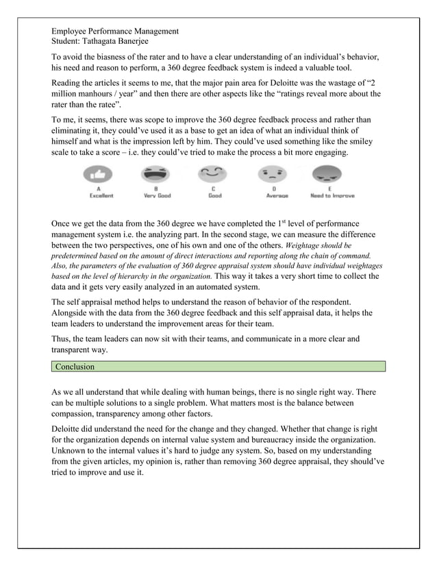 Analyzing the Re-invented Performance Management - A Deloitte Case Study | PDF | Human Resources ...