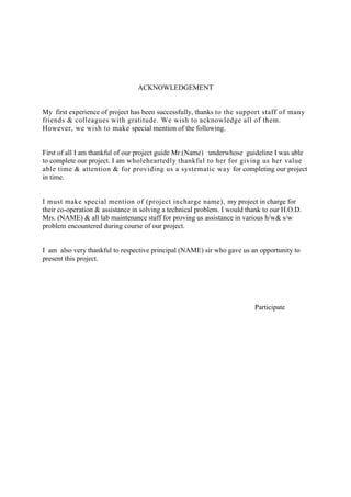 Project report | DOCX