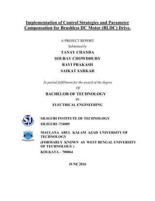 Fuzzy logic control of brushless dc motor | PDF