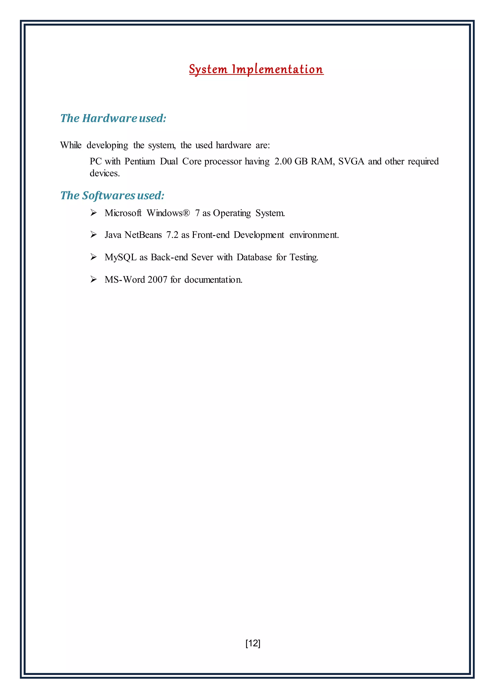 Clothing Store and Management System | DOC