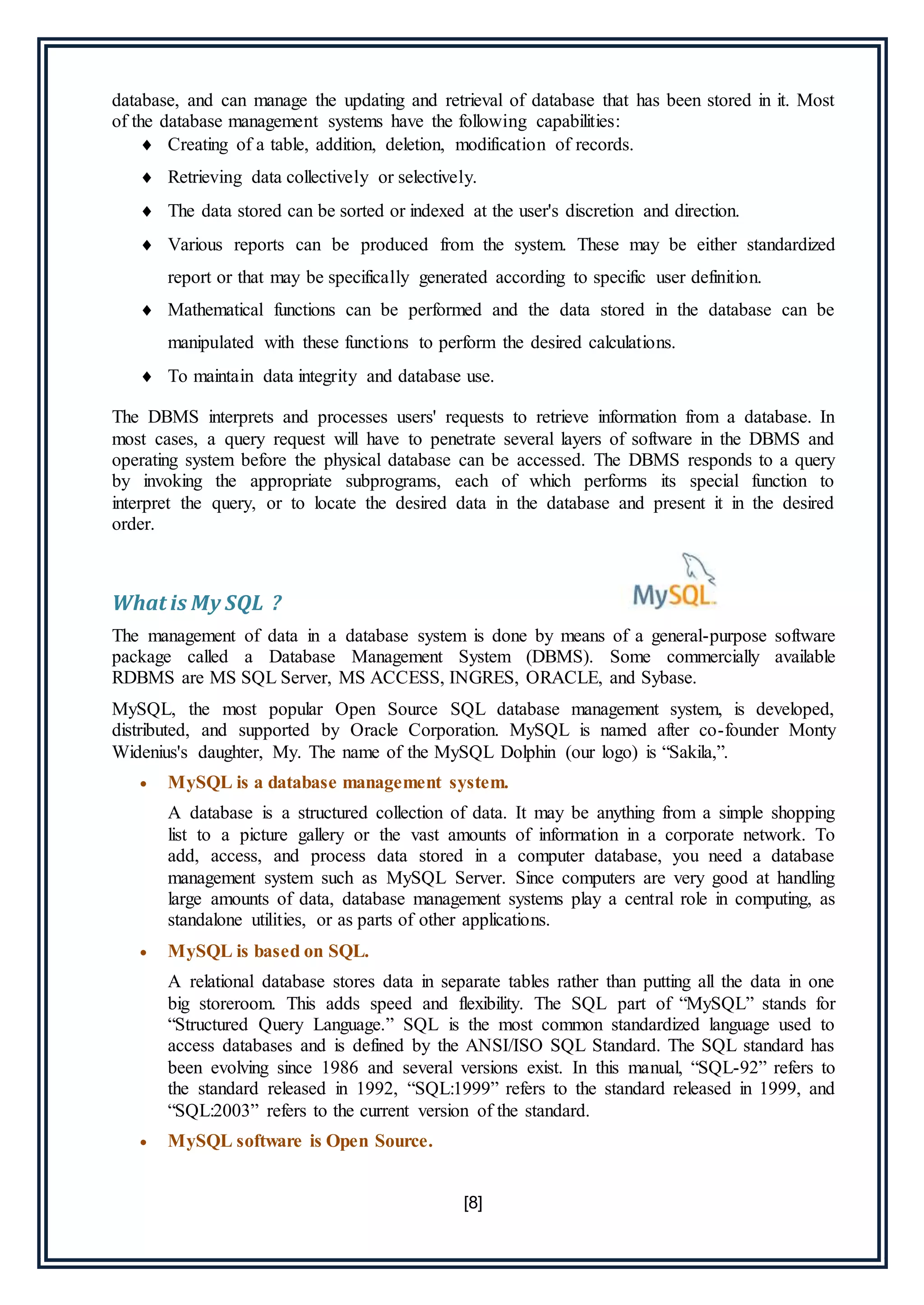 Clothing Store and Management System | DOC