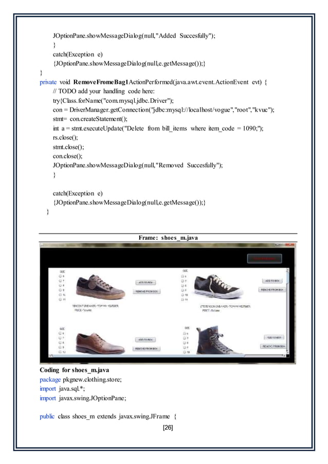 Clothing Store and Management System | DOC | Databases | Computer ...