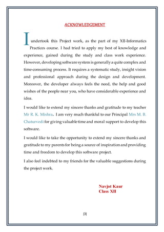 Clothing Store and Management System | DOC