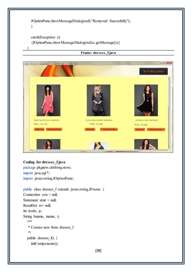 Clothing Store and Management System | DOC | Databases | Computer ...