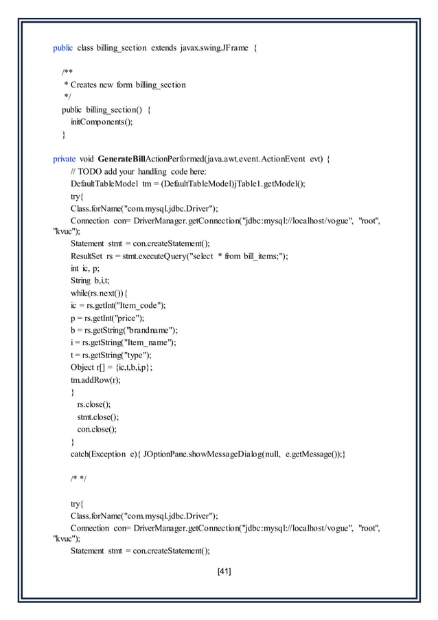 Clothing Store and Management System | DOC | Databases | Computer ...