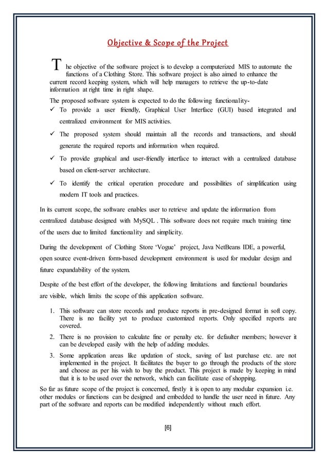 Clothing Store and Management System | DOC | Databases | Computer ...