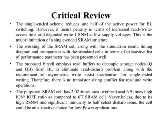 Single Ended Schmitt Trigger Based Robust Low Power SRAM Cell | PDF | Data Storage and ...
