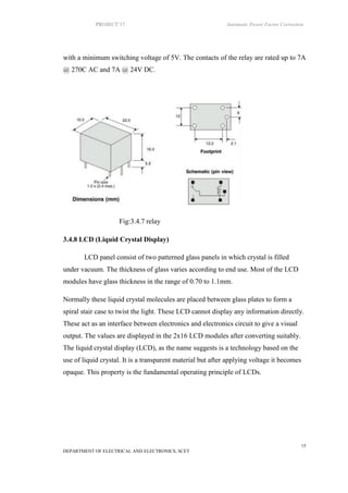 automatic power factor correction report | PDF
