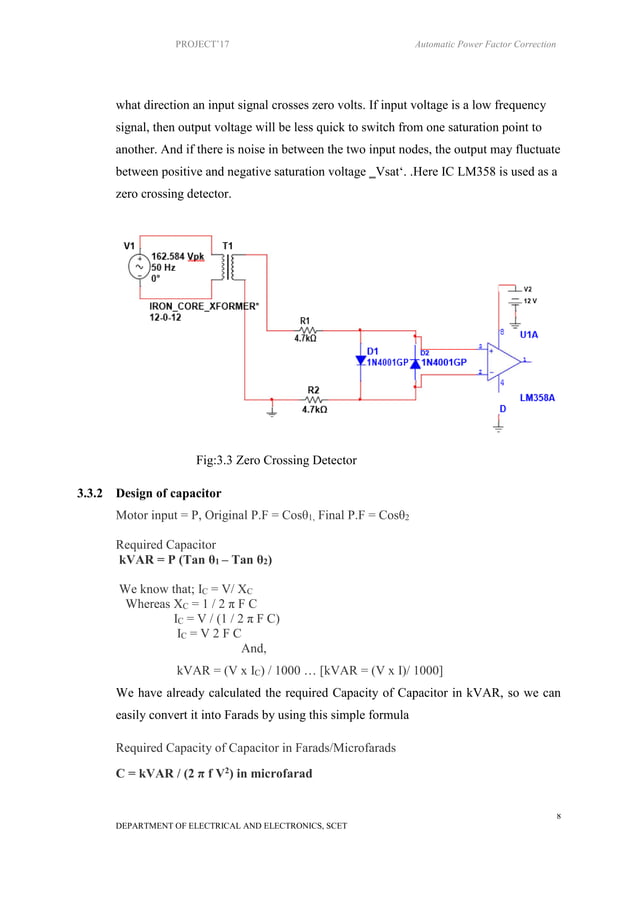 automatic power factor correction report | PDF