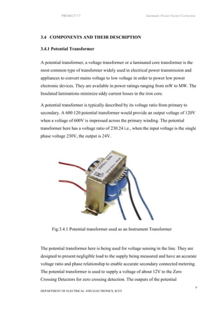 automatic power factor correction report | PDF