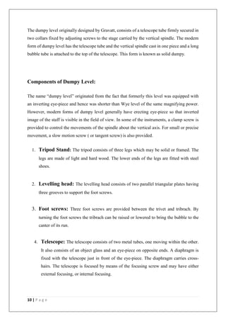 Project report1 of levelling in pdf2 | PDF