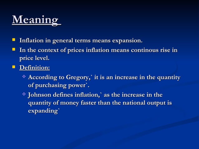 Measures to control inflation | PPT