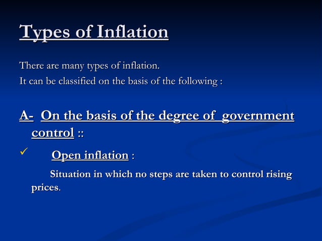 Measures to control inflation | PPT
