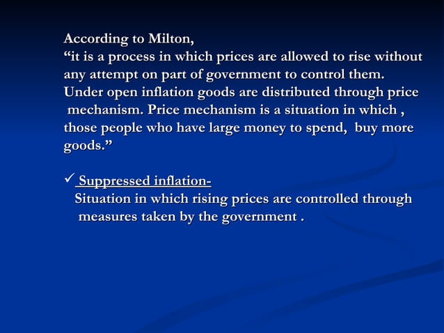 Measures to control inflation | PPT