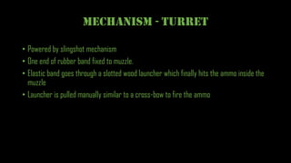 Pneumatic Sniper and Wooden Turret | PPTX