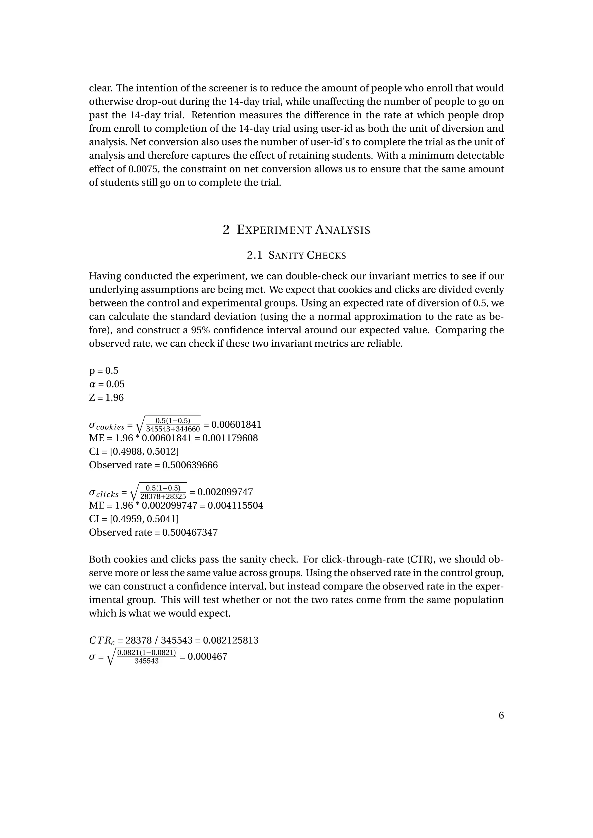 Project report AB testing | PDF