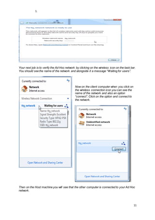Project report a dhoc wireless network | DOCX
