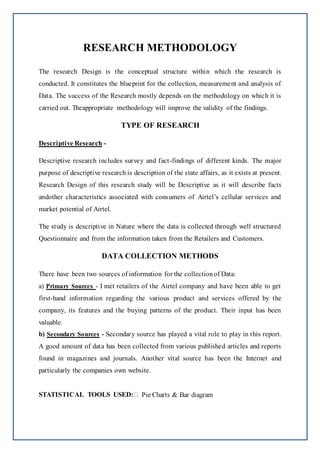 Marketing Strategies of Airtel - Project Report | PDF