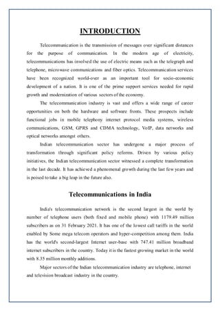 Marketing Strategies of Airtel - Project Report | PDF