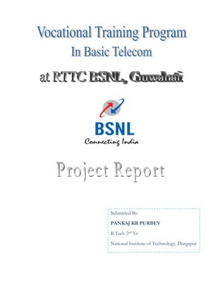 Project Report (Basic Telecom) BSNL | PDF