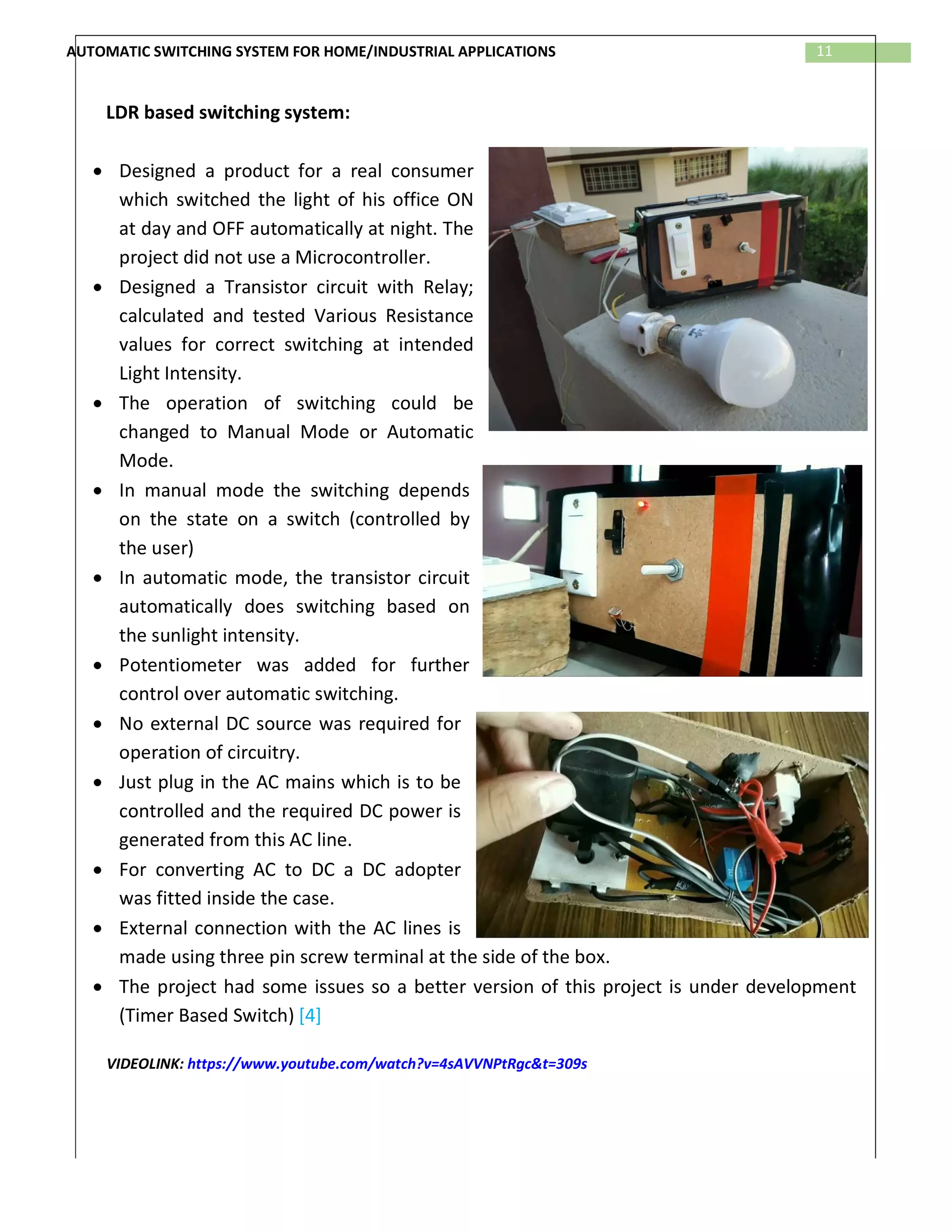 Btech Ece Project Final Report Using Arduino Pdf