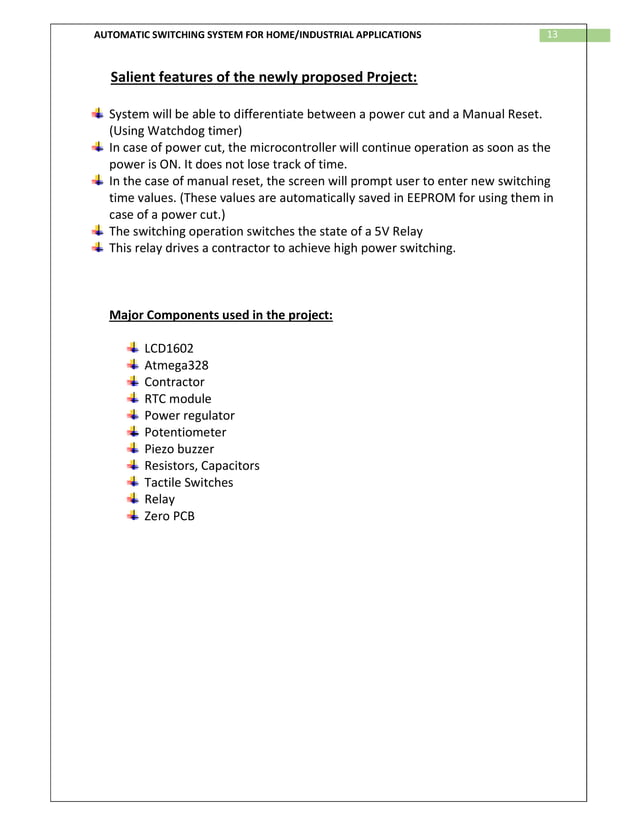 Btech Ece Project Final Report Using Arduino Pdf Computing