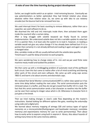 BTech ECE project final report using Arduino | PDF