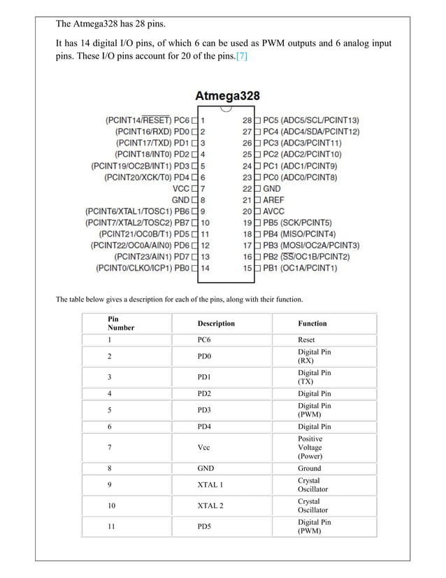 Btech Ece Project Final Report Using Arduino Pdf Computing
