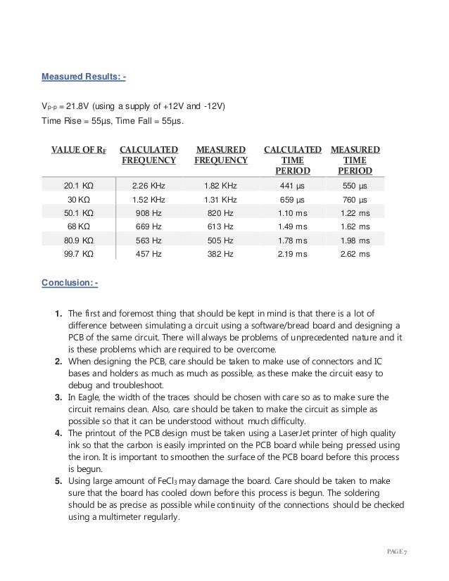 4th Semester PCB Design Report