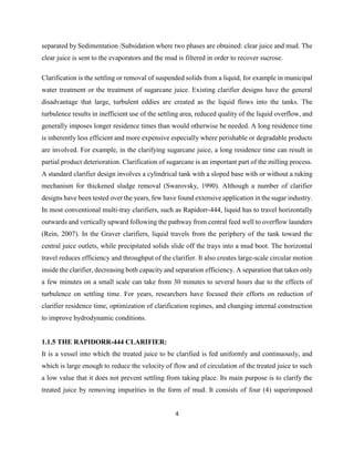 DESIGN OF A TURBULENCE REDUCTION DEVICE FOR CANE JUICE CLARIFICATION | PDF