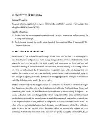 DESIGN OF A TURBULENCE REDUCTION DEVICE FOR CANE JUICE CLARIFICATION | PDF